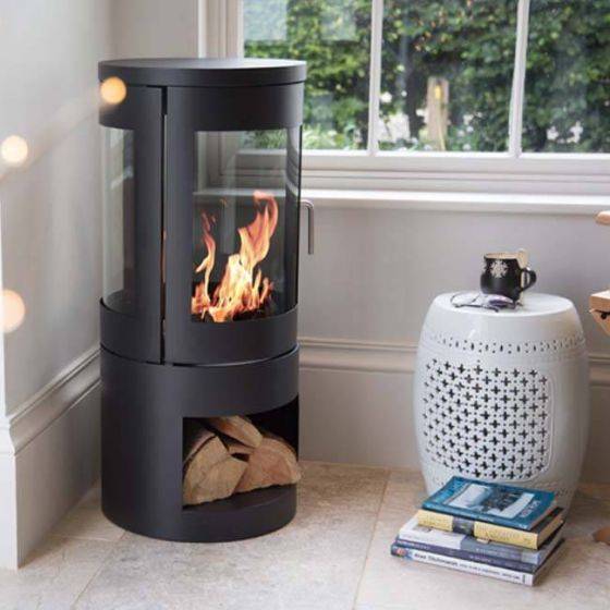 Howarth Black Bioethanol Fireplace | imaginfires